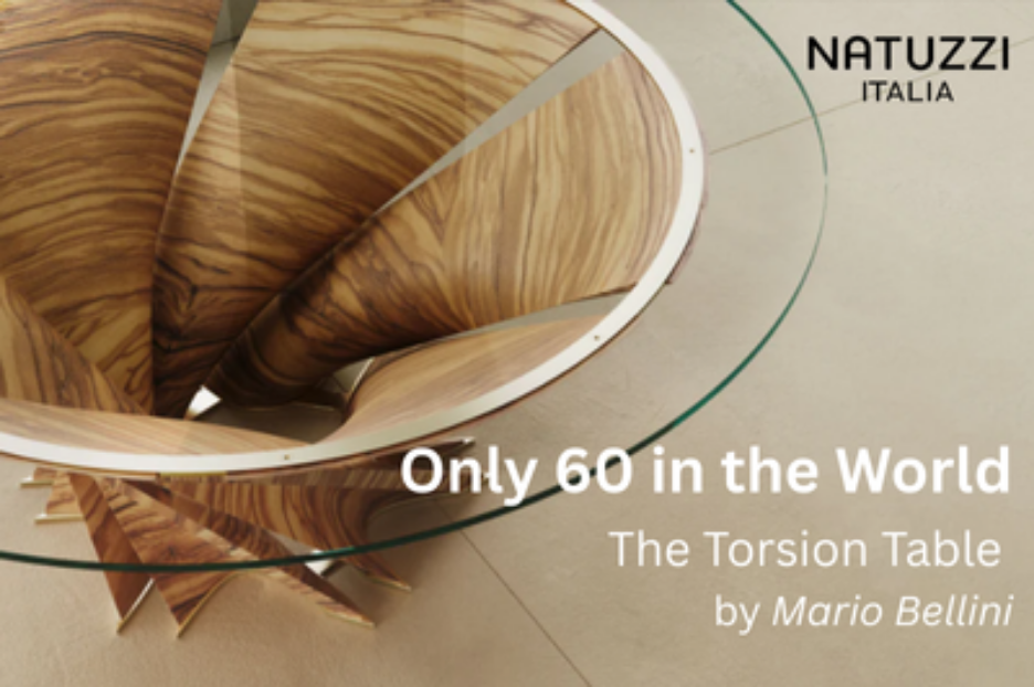 Only 60 in the World: Natuzzi Torsion Table by Mario Bellini | Vancouver
